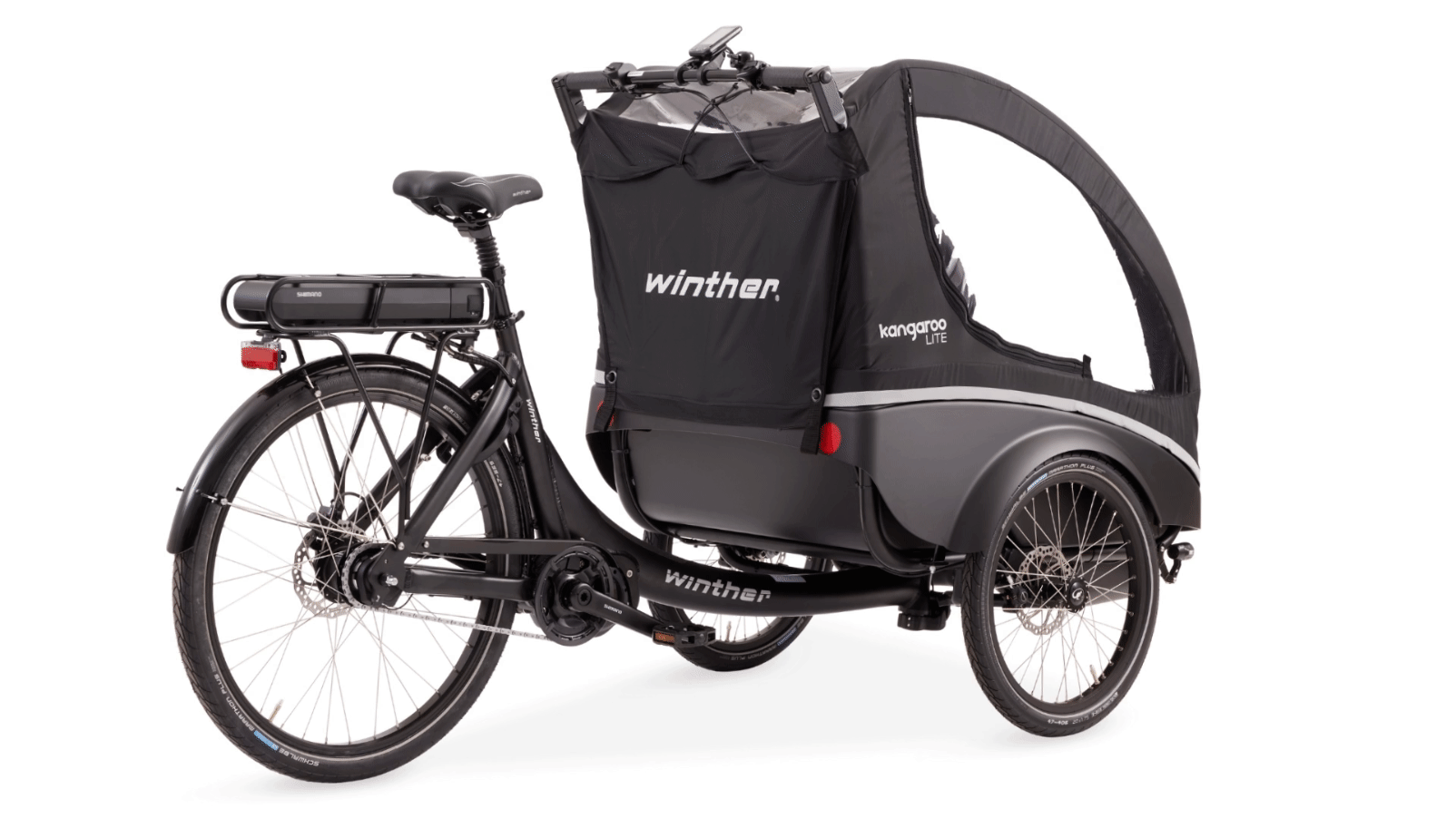 Winther Kangaroo Lite elektrische bakfiets - Bakfietscentrale.nl